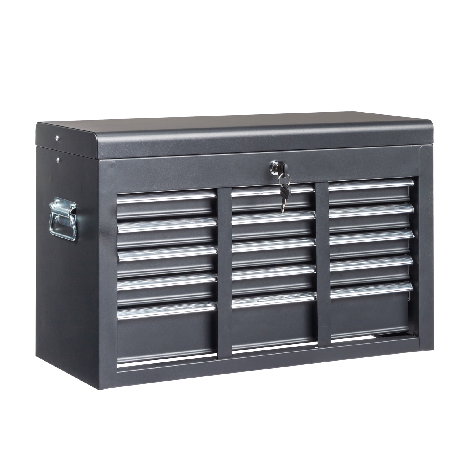 Steel Tool Box - Heavy Duty, Sleek Black Finish, Large Storage Capacity ...