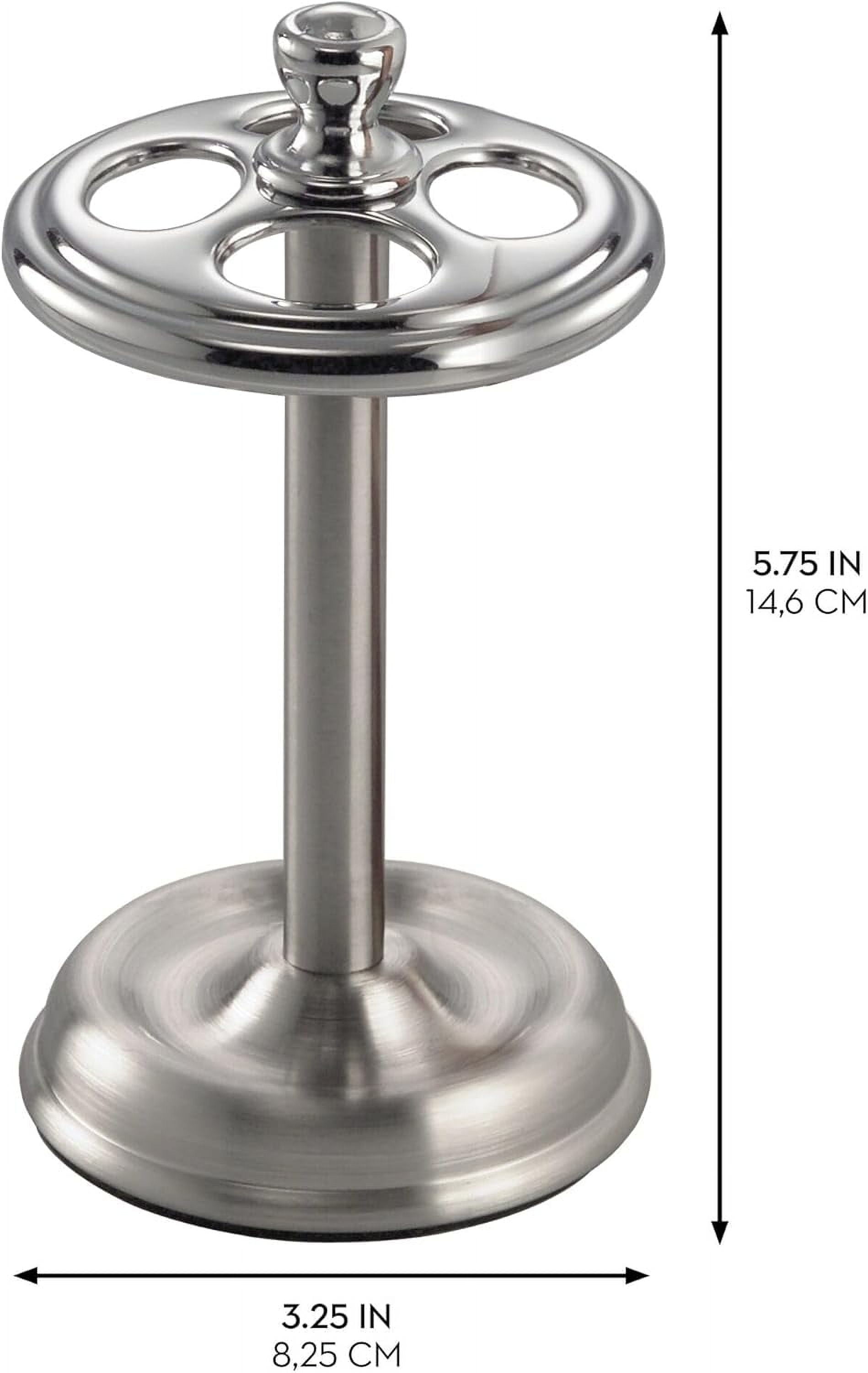 Steel Toothbrush Stand – York Collection, Four Divided Compartments ...