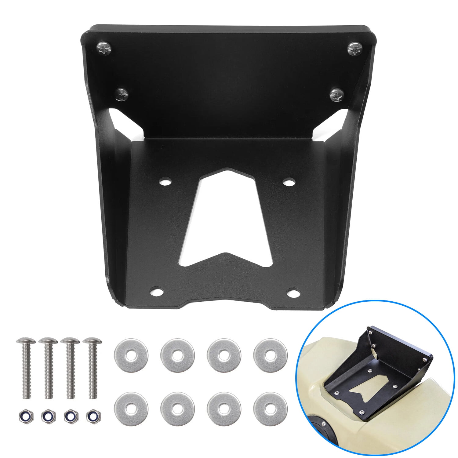 Steel Transom Trolling Motor Mount Motor Bracket Powder Coated For ...