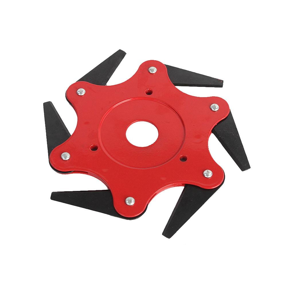 Steel Trimmer Head, 6 Teeth Steel Razors Trimmer Head, Weed Wacker ...