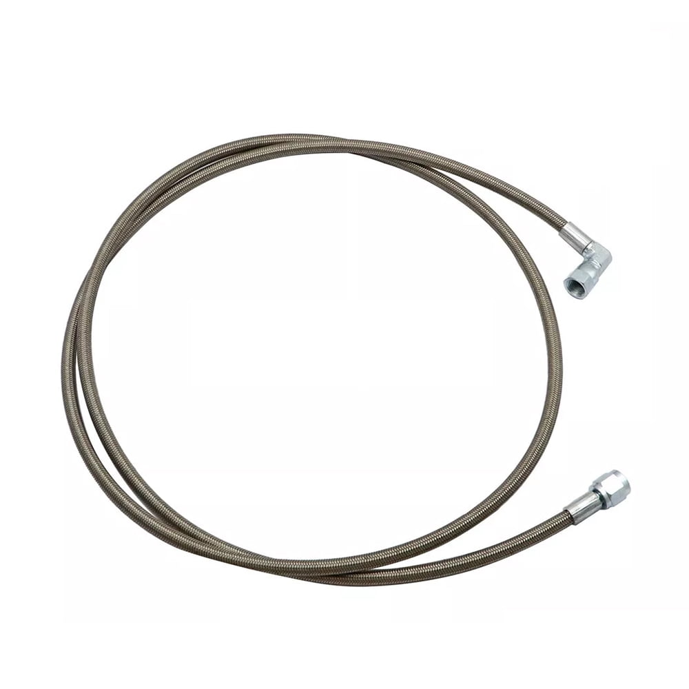Steel Turbo Oil Feed Line 60inch with 4AN 551871 90° Degree Straight ...