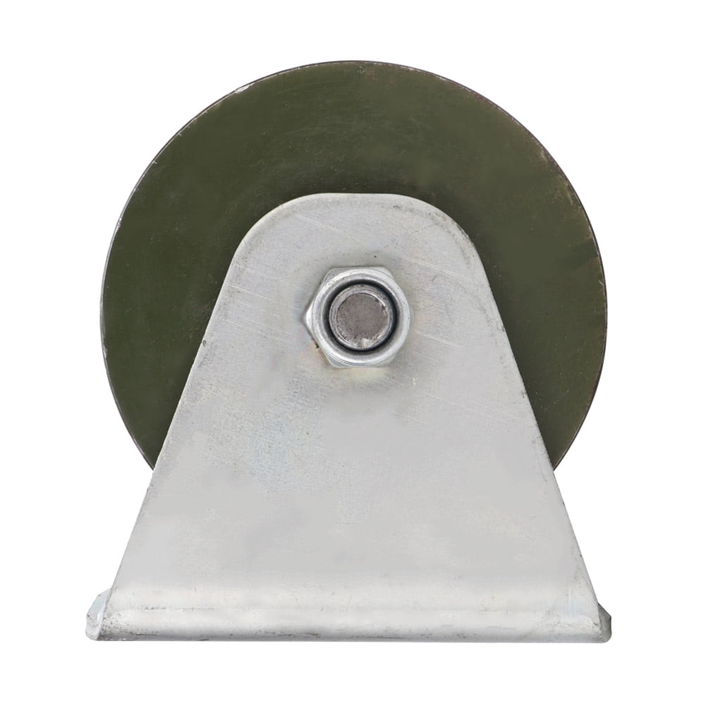 Steel V Type Groove Rigid Caster Wheel for Door Industrial Tool Carts ...