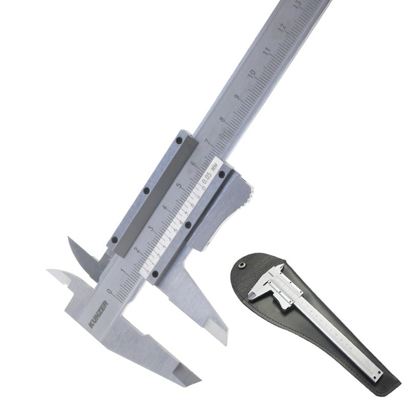 Steel Vernier Caliper With Self Lock 6" 0-150mm Metal Calipers Gauge ...