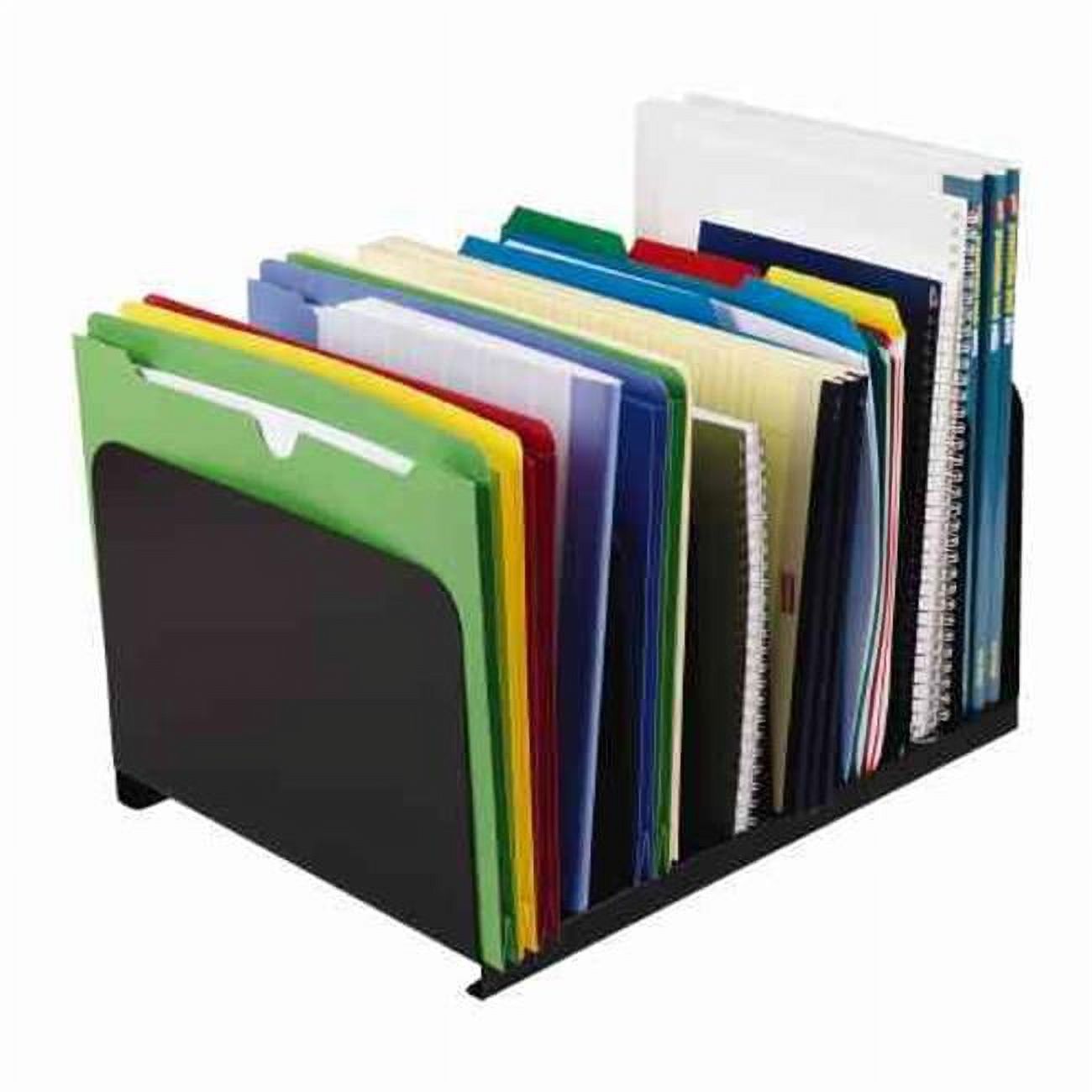 Steel Vertical Organizer - 8 - Comp - Black - Walmart.com