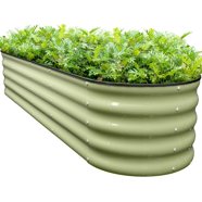 Vego Garden 32" Extra Tall 4 in 1 3.5ft x 3.5ft Modular Metal Oval ...