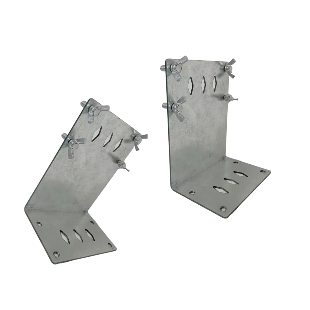 Steel Wall Mount Brackets Heavy-Duty Steel Leveling Brackets Ensures Accurate Measurements ...