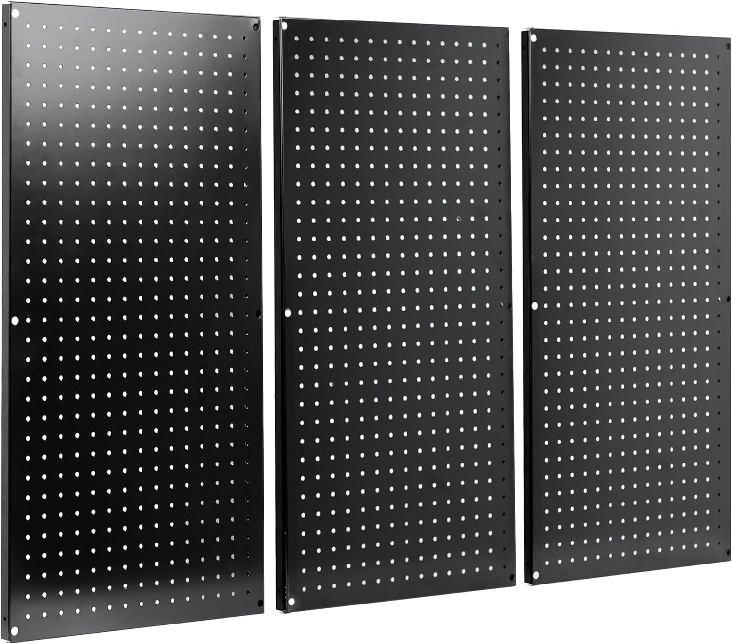 Steel Wall Mounted 48 x 32 inch Pegboard (3 Panels), Office Accessory ...
