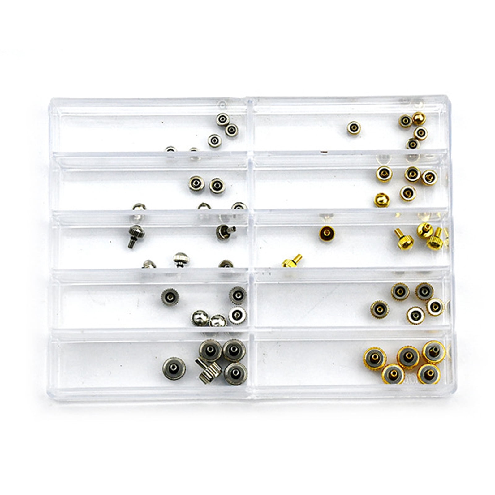 Steel Watch Head Parts Crowns Domes Flats Watches Handles Repair Parts ...