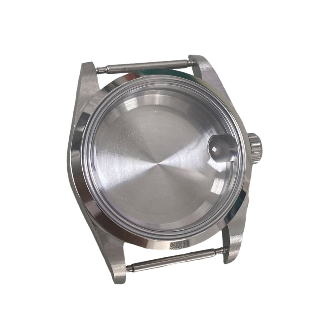 Steel Watch Sheel Case for Movements Solid Back Water Resistant Watch ...