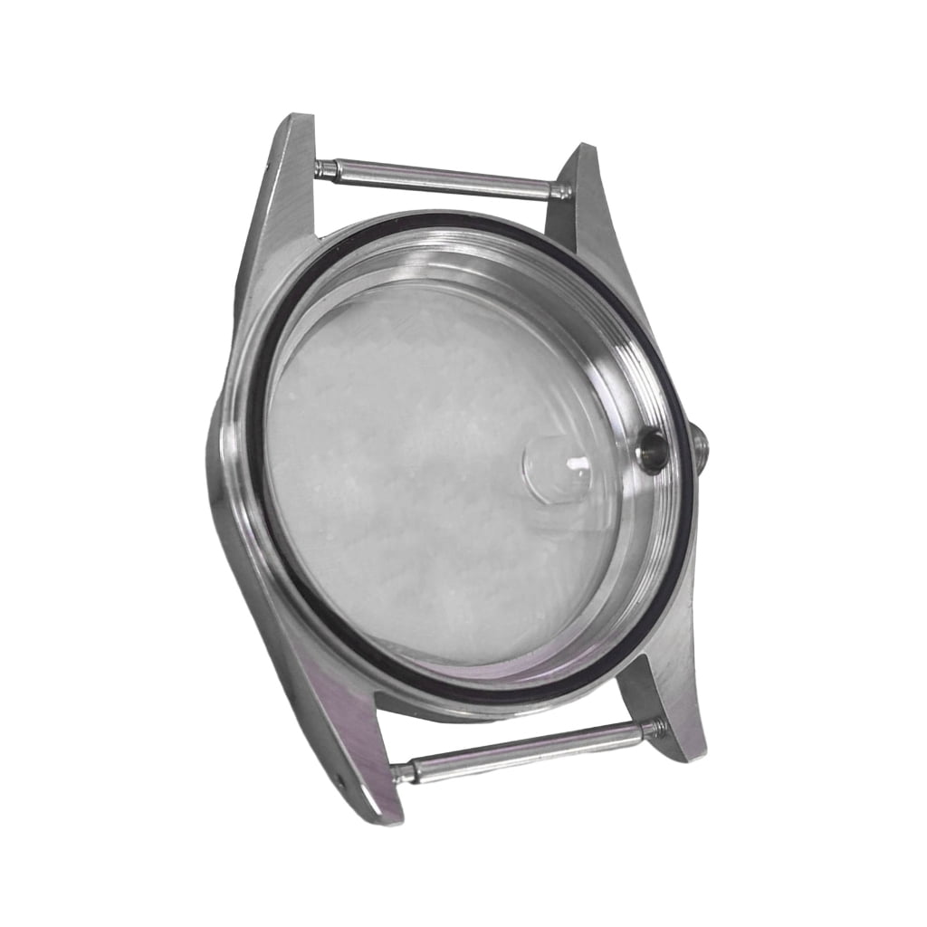 Steel Watch Sheel Case for Movements Solid Back Water Resistant Watch ...