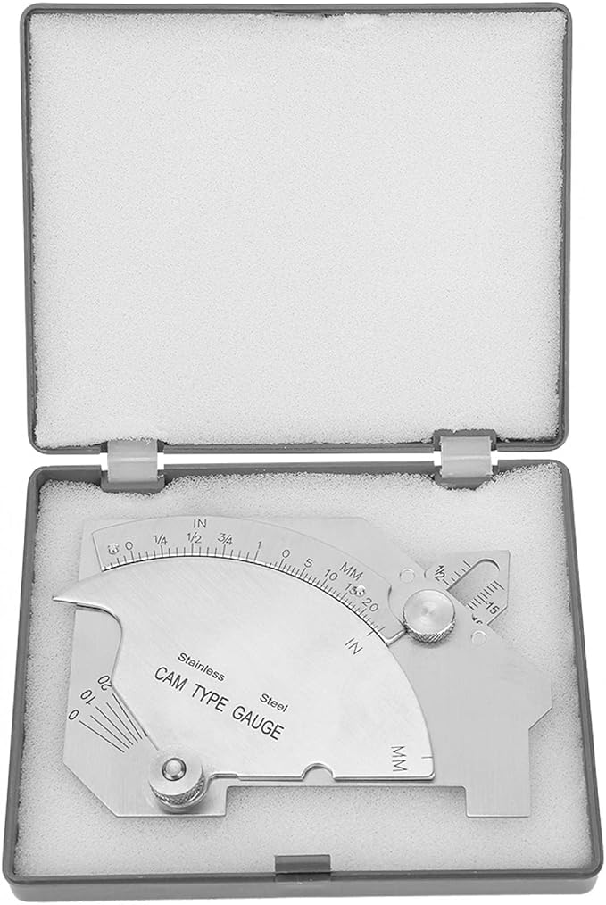 Steel Weld Gauge Sturdy Welding Measure Tool Stainless Steel MG-8 Bridge Welding Gage Seam ...