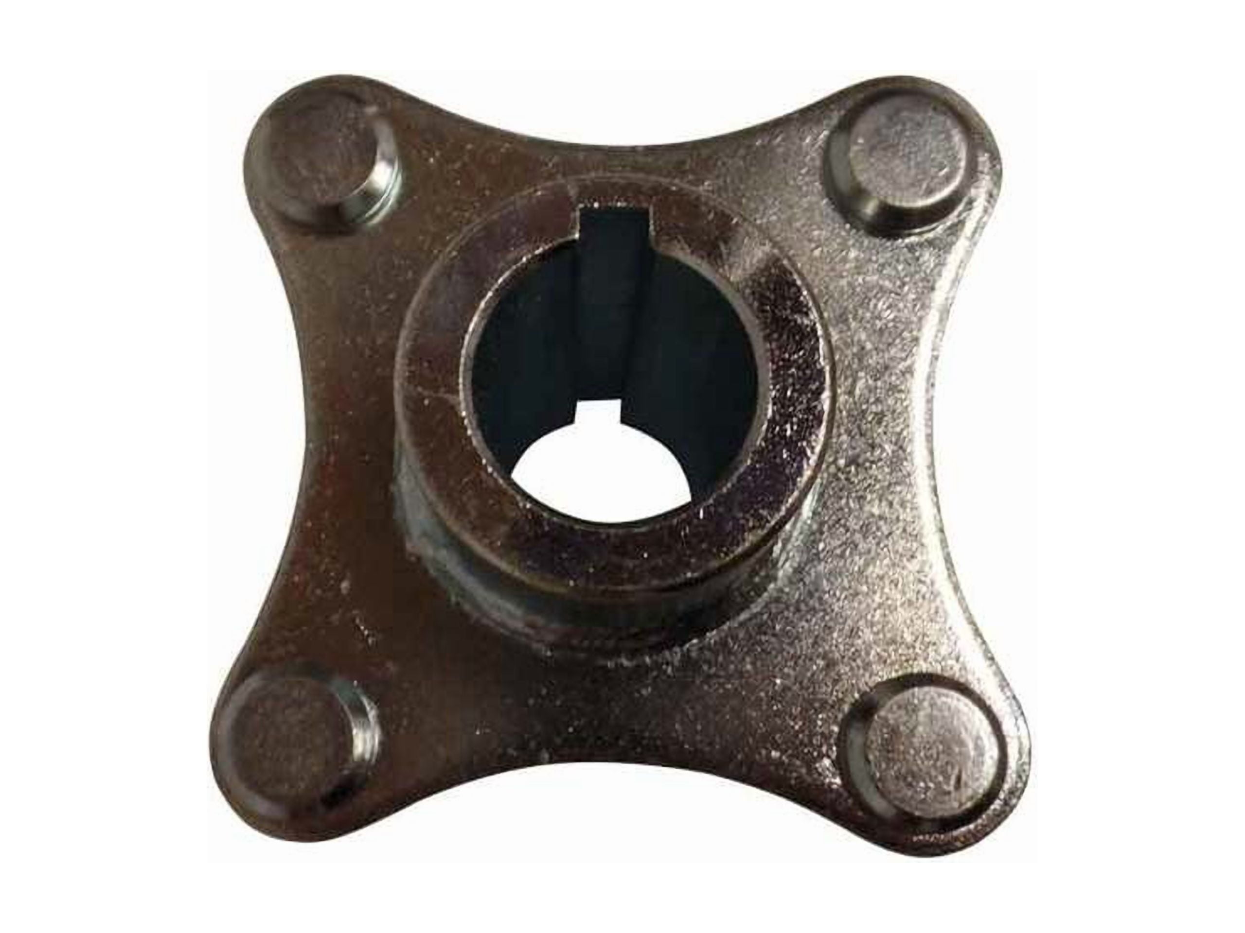 Steel Wheel Hub 1"Bore 1/4" Keyway For 5" & 6" Steel Wheels - Walmart.com