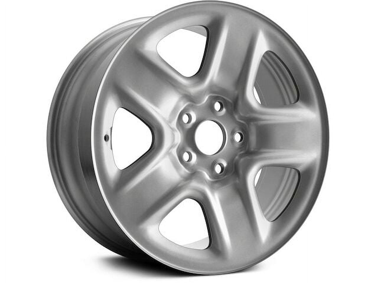 Toyota RAV4 2006-2012 Silver Steel Wheel, 5 Spoke, 5 Lug, 17x6.5 Inch ...