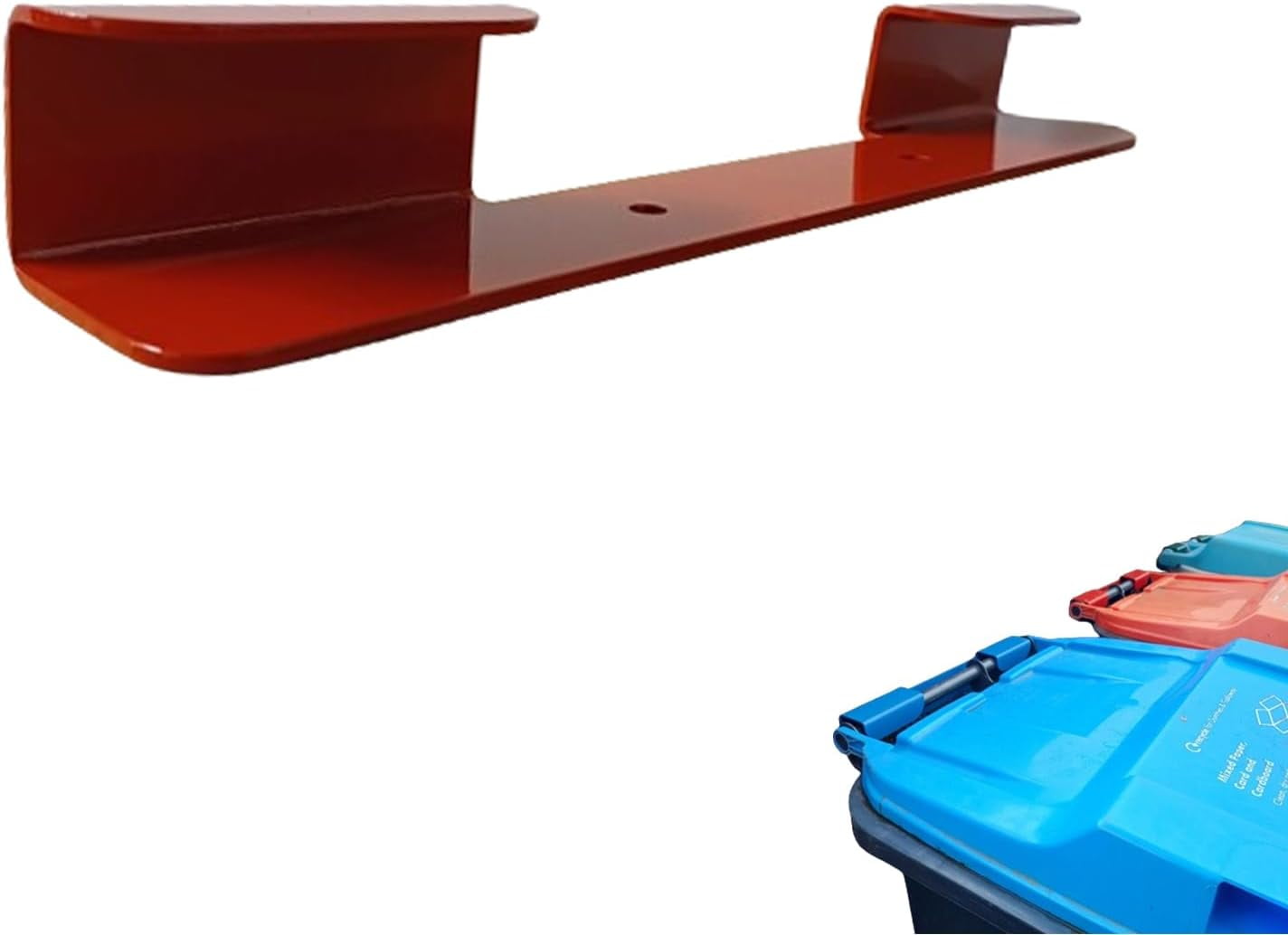 Steel Wheelie Bin Brackets,| J Bracket | Industrial Shelf Brackets ...