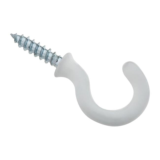 Steel White Vinyl Cut Hook - Pack of 50 - Walmart.com
