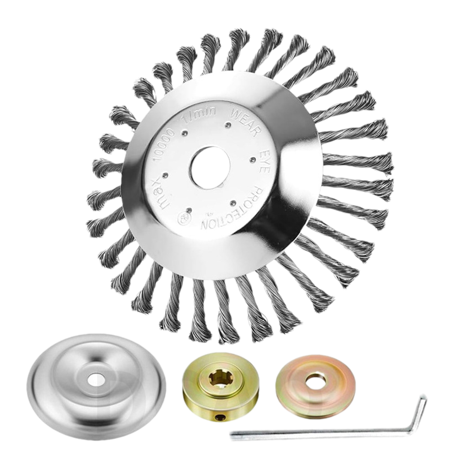 Steel Wire Brush Cutter, 6 Inch, 8 Inch Lightweight Gardening Lawnmower ...