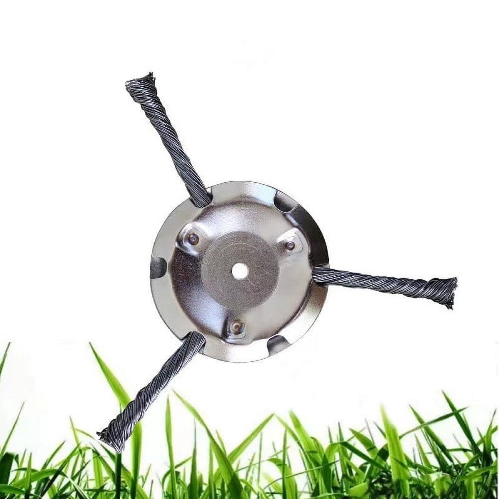 Steel Wire Brush Cutter Trimmer Head,Upgraded Less Twisted Wires ...