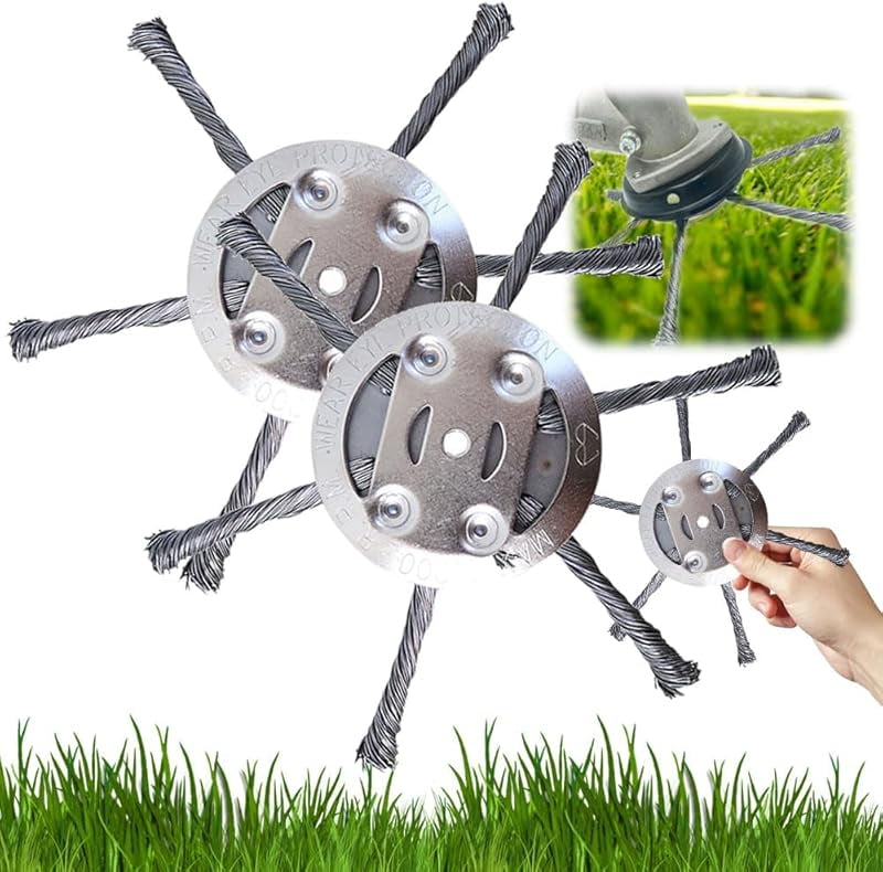 Steel Wire Grass Trimmer Head, 2025 New String Trimmer Replacement Head ...