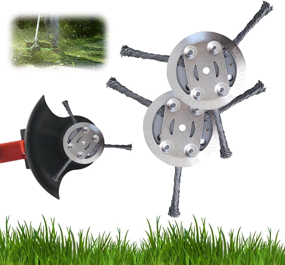 Steel Wire Grass Trimmer Head, 2025 New String Trimmer Replacement Head ...