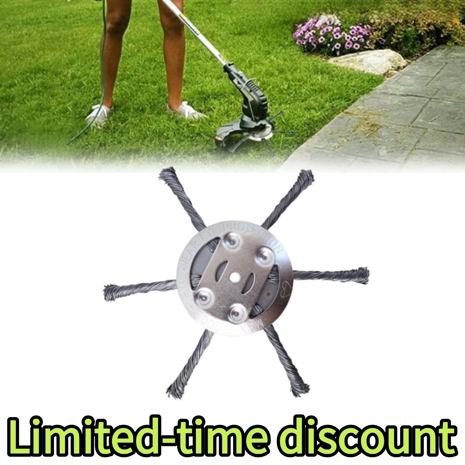 Steel Wire Grass Trimmer Head, 2025 New String Trimmer Replacement Head ...