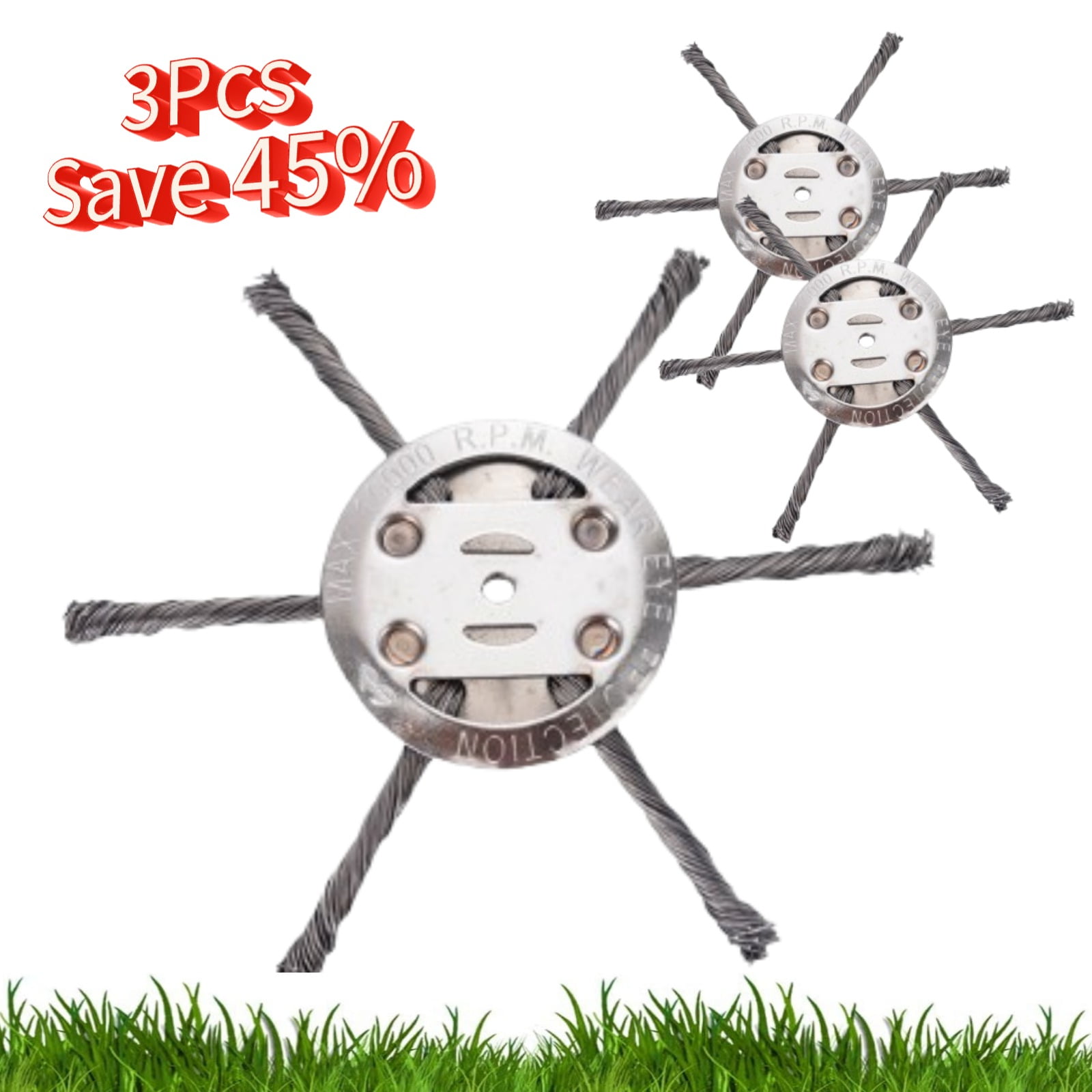 Steel Wire Grass Trimmer Head - 2025 New Universal String Trimmer ...