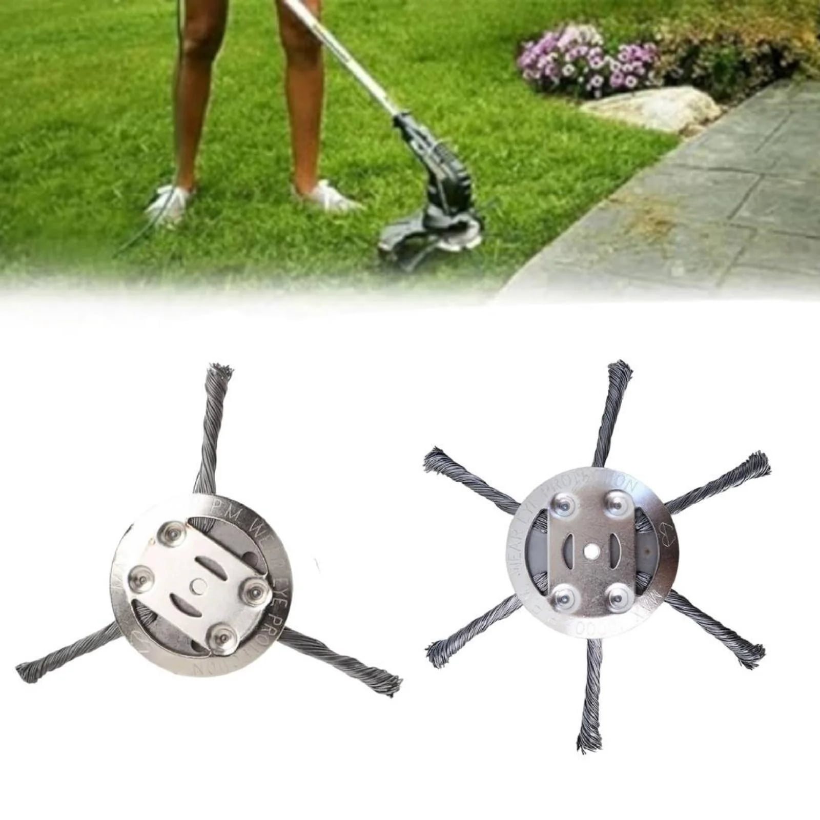 Steel Wire Grass Trimmer Head,2025 Upgrade String Trimmer Replacement ...