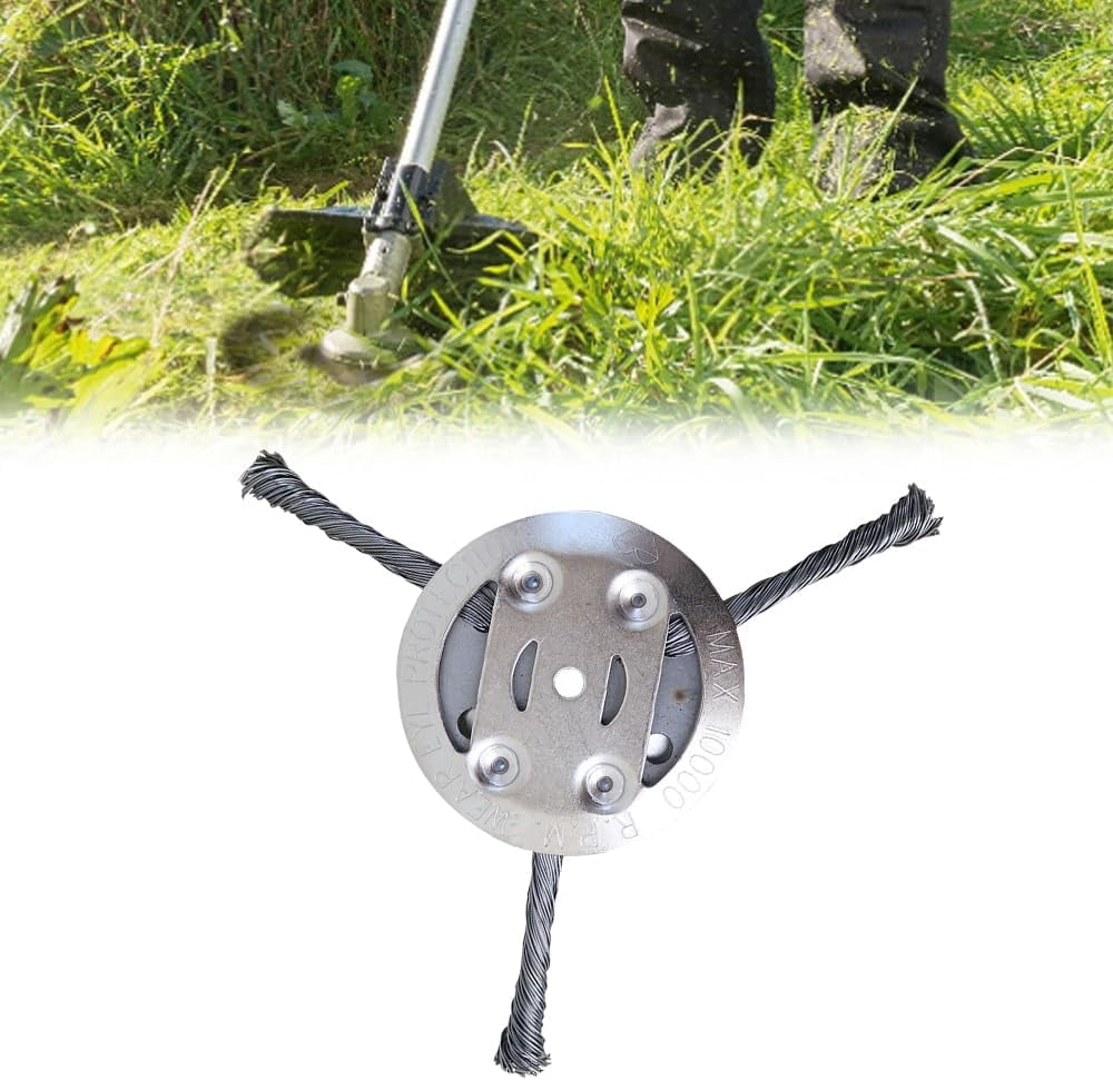 Steel Wire Grass Trimmer Head, 2025 Upgraded String Trimmer Replacement ...