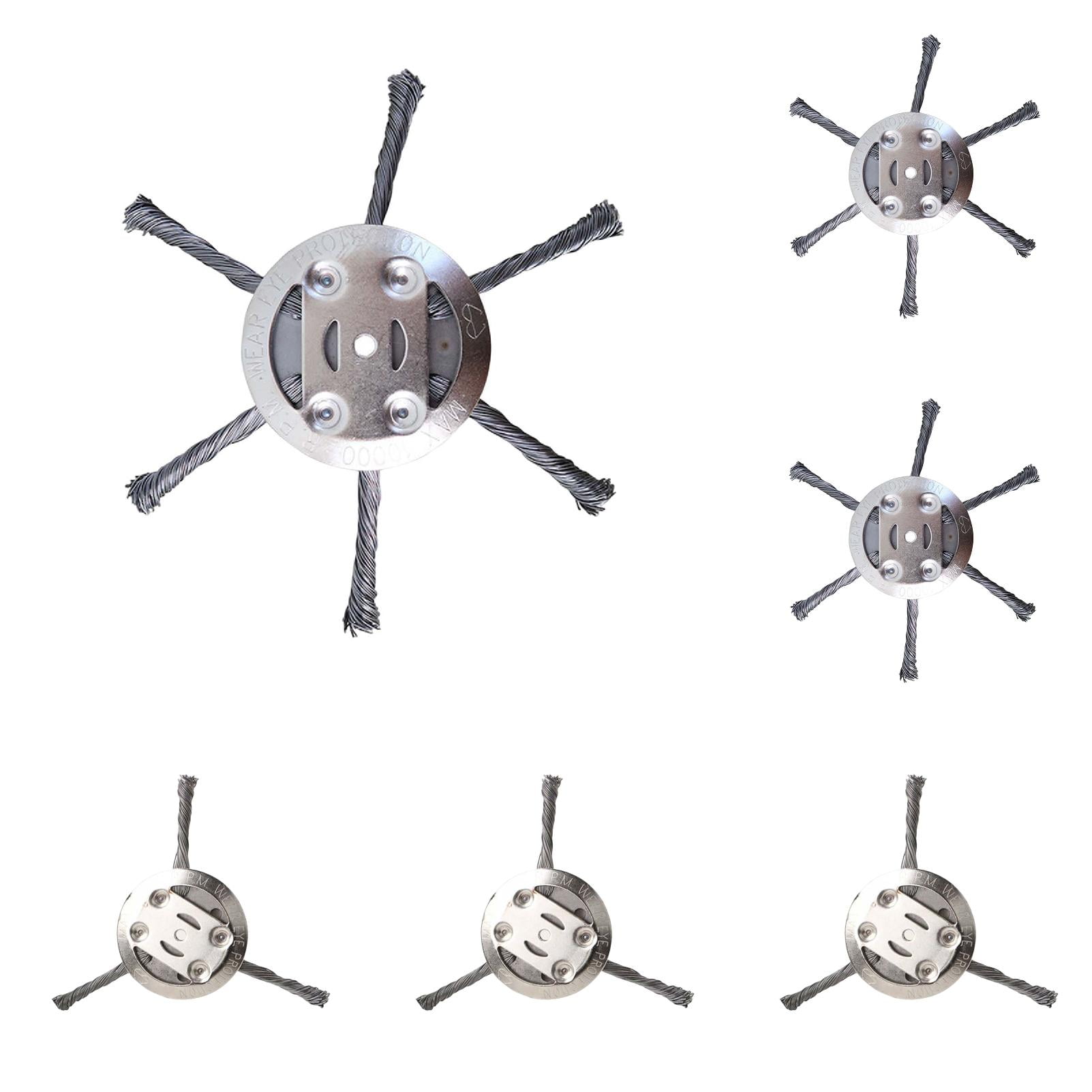 Steel Wire Grass Trimmer Head,6 Inch Steel Wire Weed Brush Cutter ...