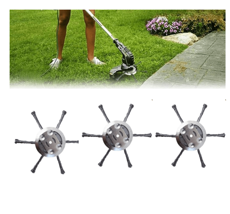 Steel Wire Grass Trimmer Head, 6In Universal Steel Wire Grass Trimmer ...