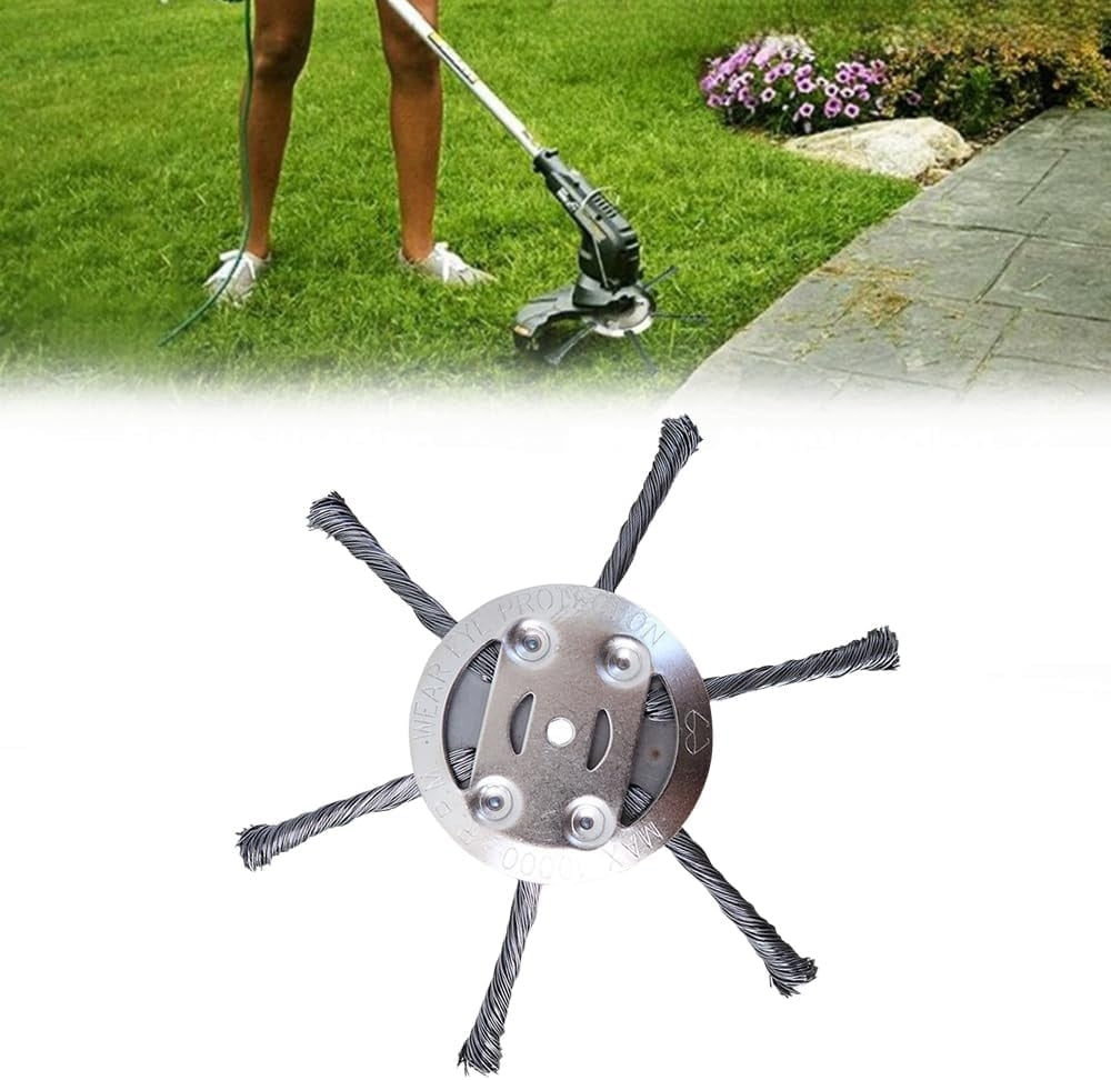 Steel Wire Grass Trimmer Head, Heavy-Duty 11" Steel Wire Trimmer Head ...