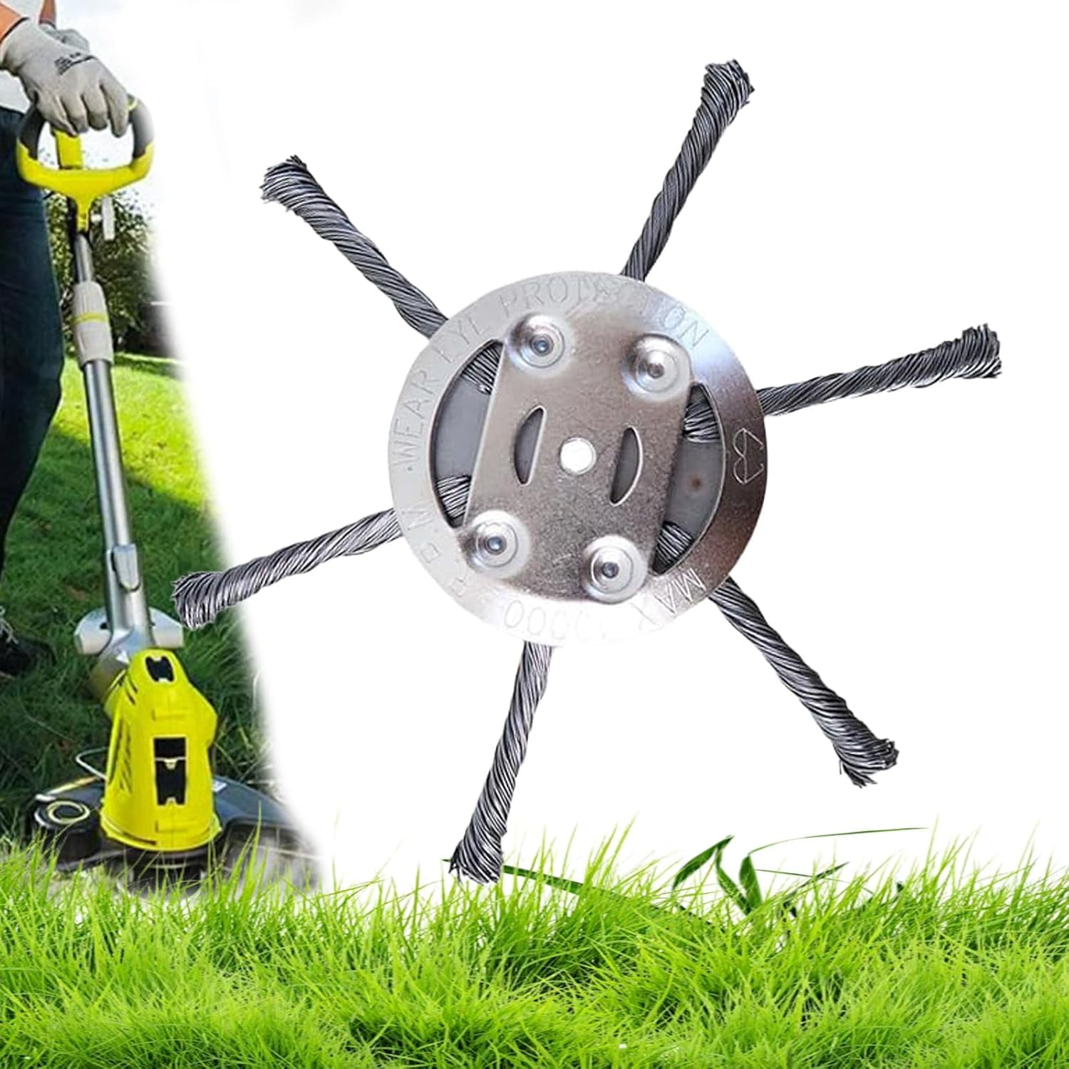 Steel Wire Grass Trimmer Head, New Universal Steel Wire Trimmer Head ...