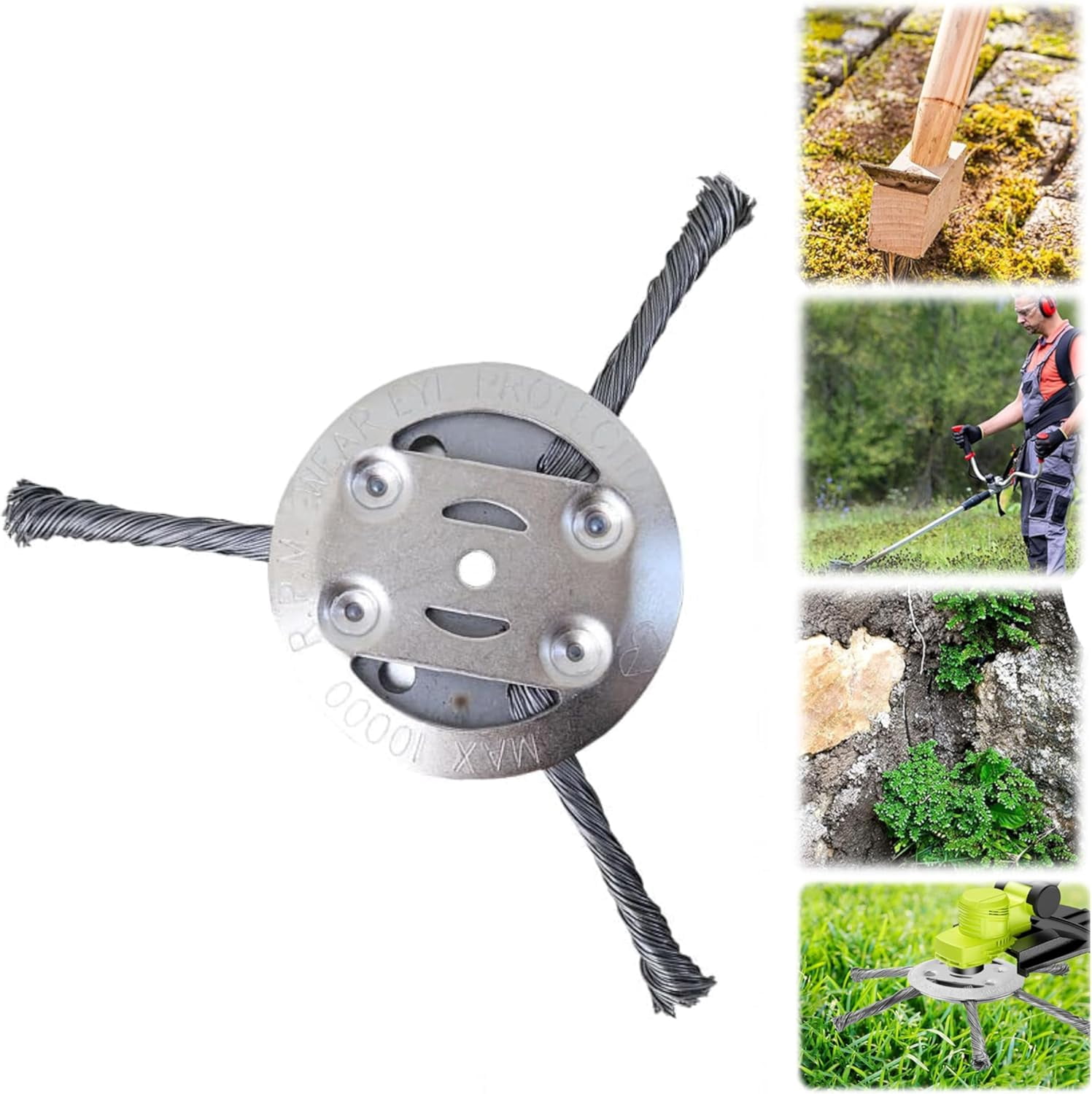 Steel Wire Grass Trimmer Head, New Wire Trimmer Head Replacement for ...