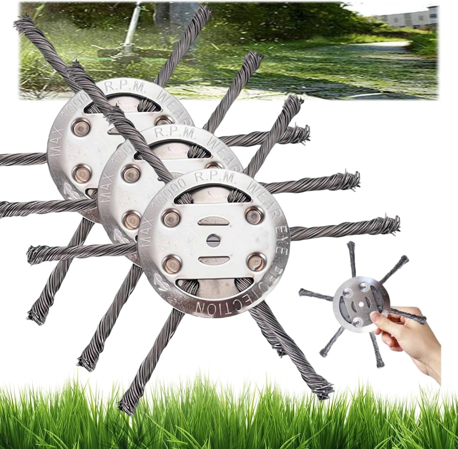 Steel Wire Grass Trimmer Head,Steel Wire Brush Cutter Trimmer Head ...