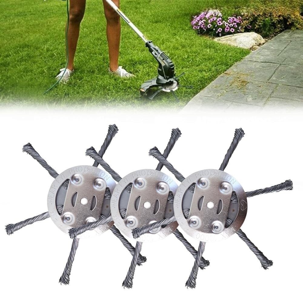 Steel Wire Grass Trimmer Head, Upgrade String Trimmer Replacement Head ...