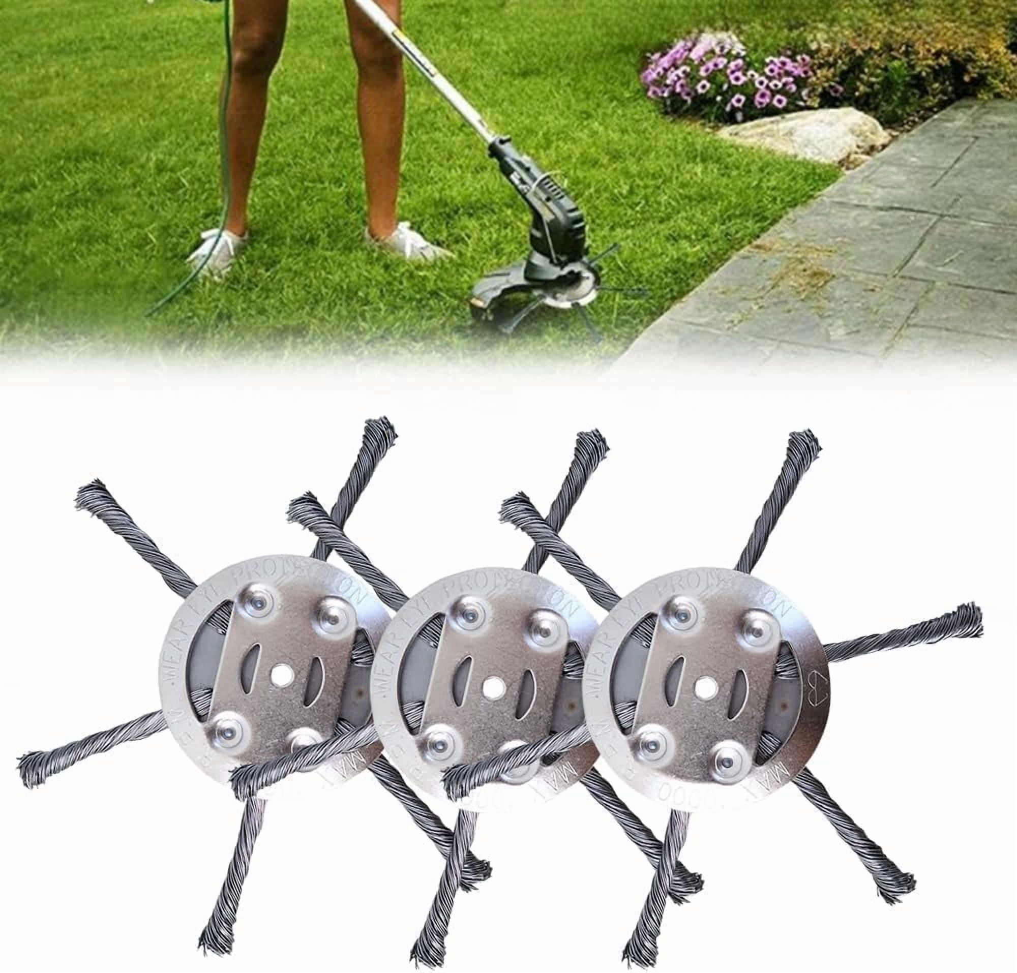 Steel Wire Grass Trimmer Head, Upgraded String Trimmer Replacement Head ...
