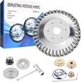 8 inch Steel Wire Weed Wheel Brush Cutter Trimmer Head, Universal Weed ...