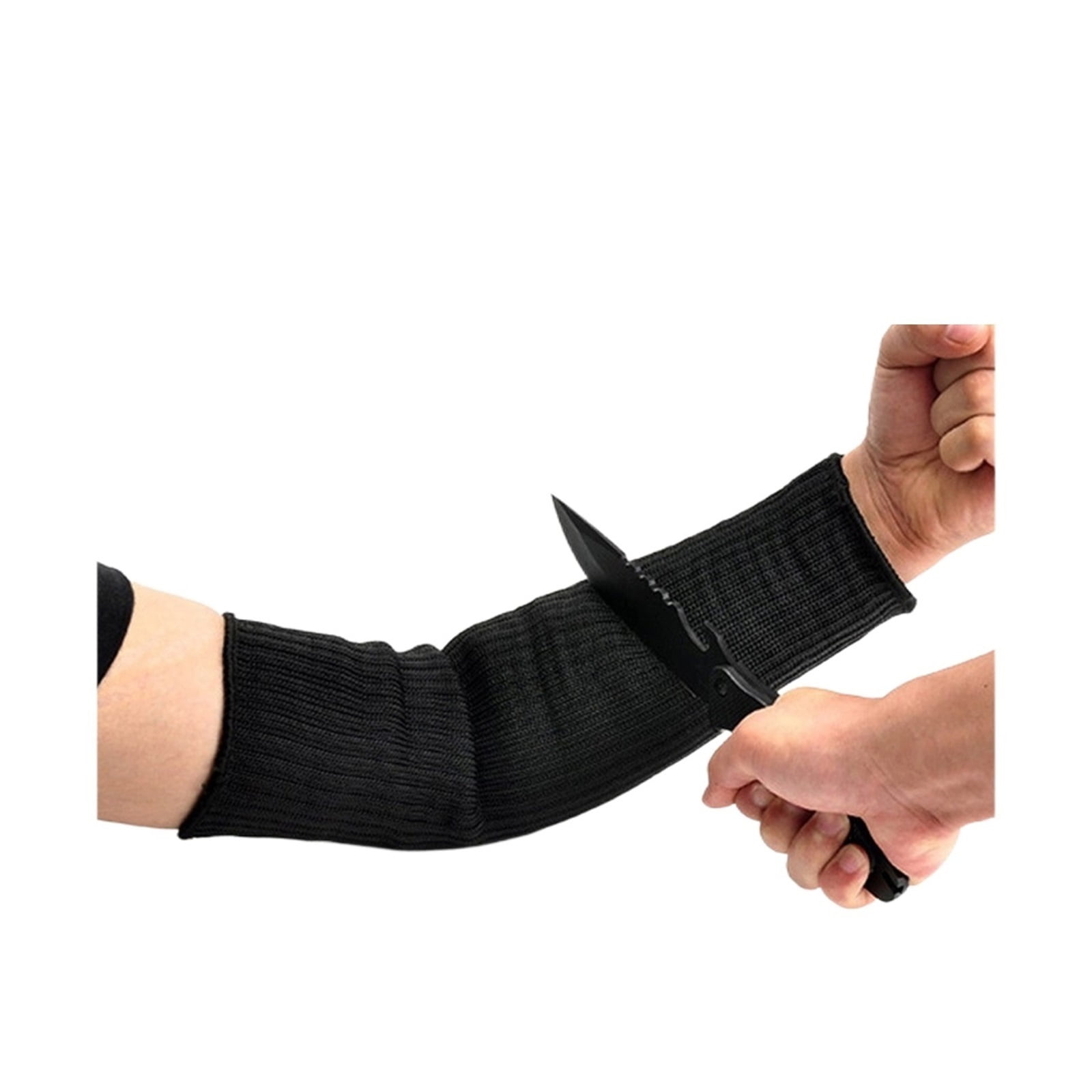 Steel Wire Work Safety Cut Proof Arm Sleeve Anti Knife Guard Bracer ...