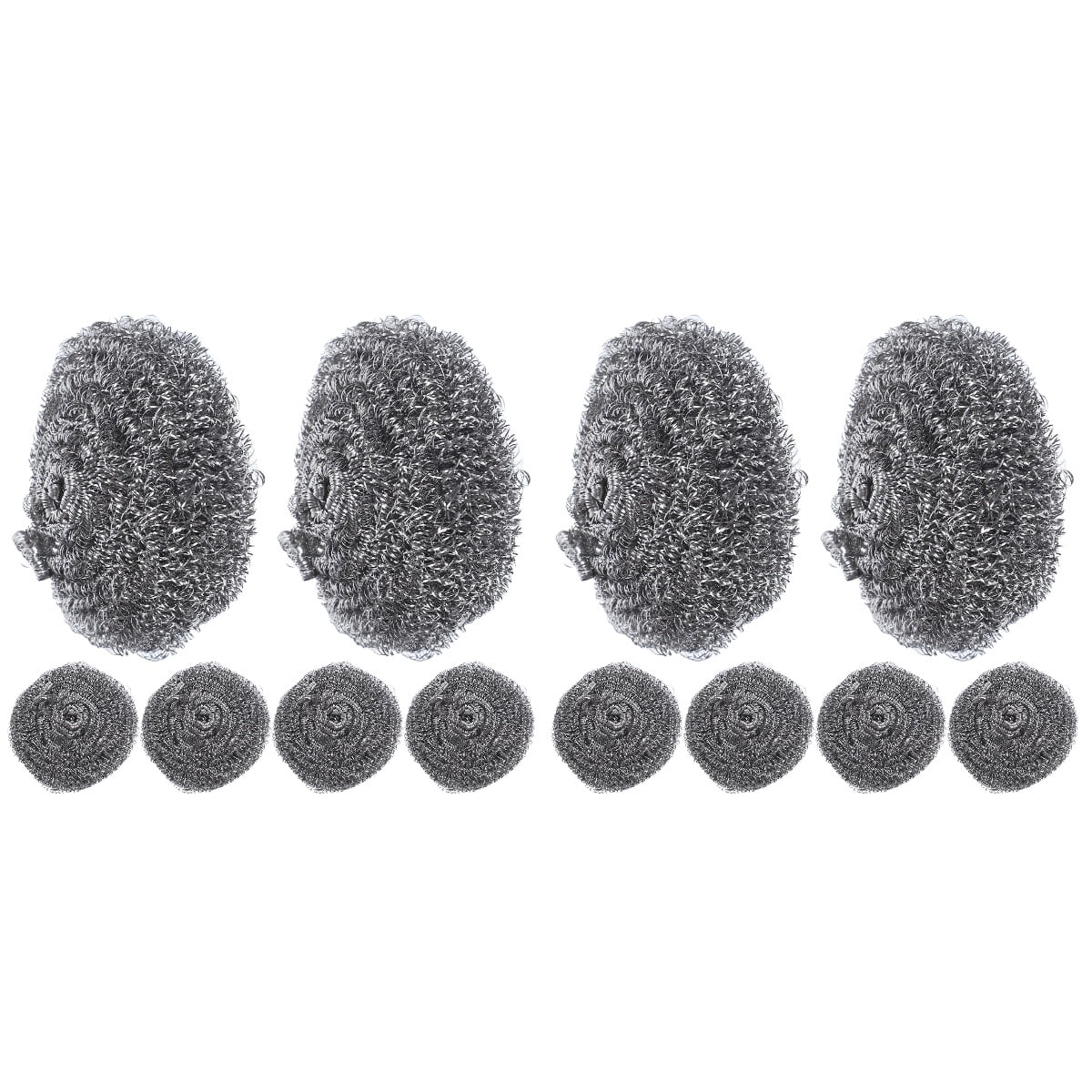 Steel Wool 12 Pcs Metal Scrubber Kitchen Cleaning Brush Oven Tools ...
