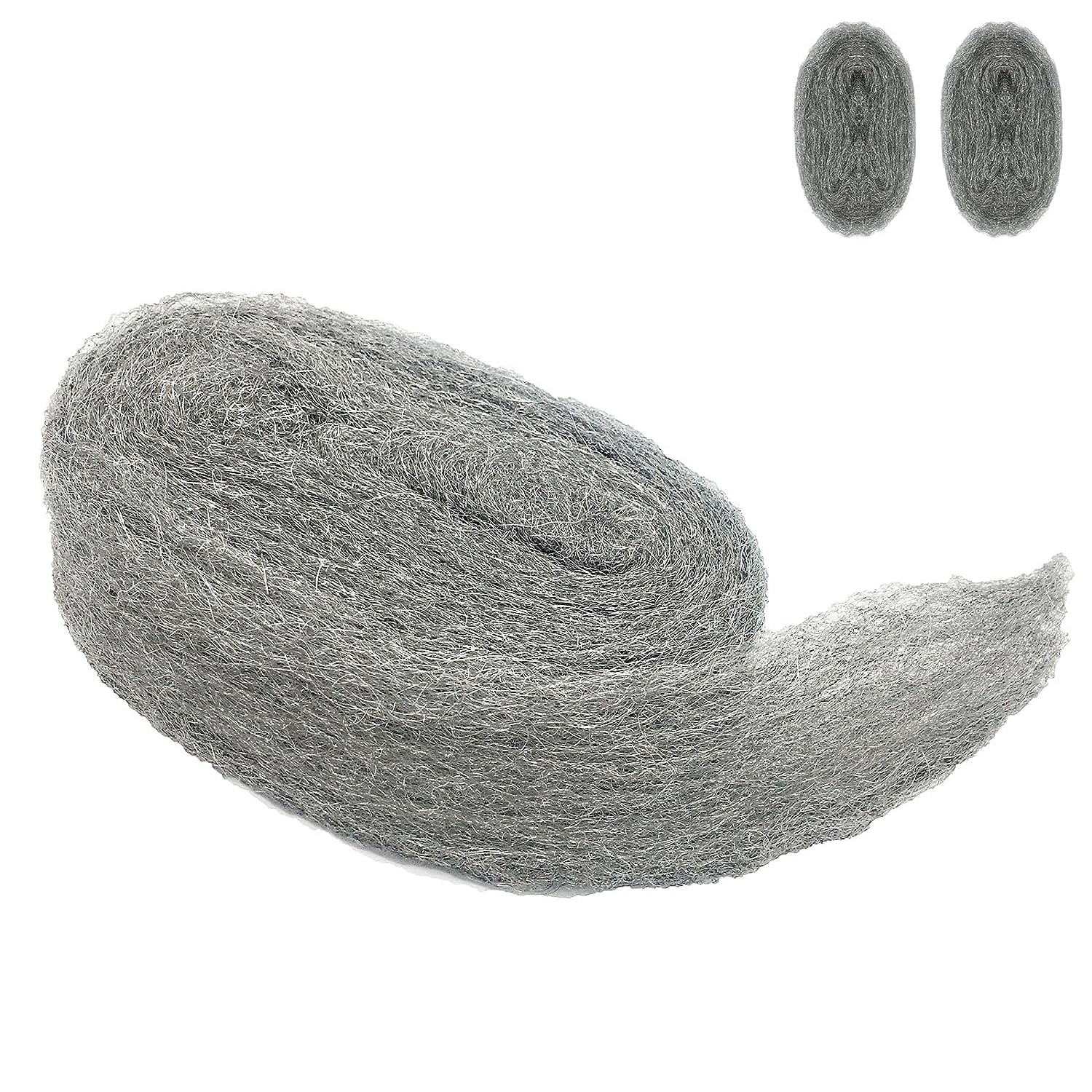 Steel Wool Mice Control, 2 Pack 3"x10 Ft Hole Filler, Gap Blocker ...