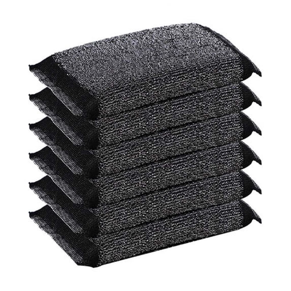 Steel Wool Scrubber Dish Sponges - Kitchen Scrubbing Pads Pot Scrubber ...