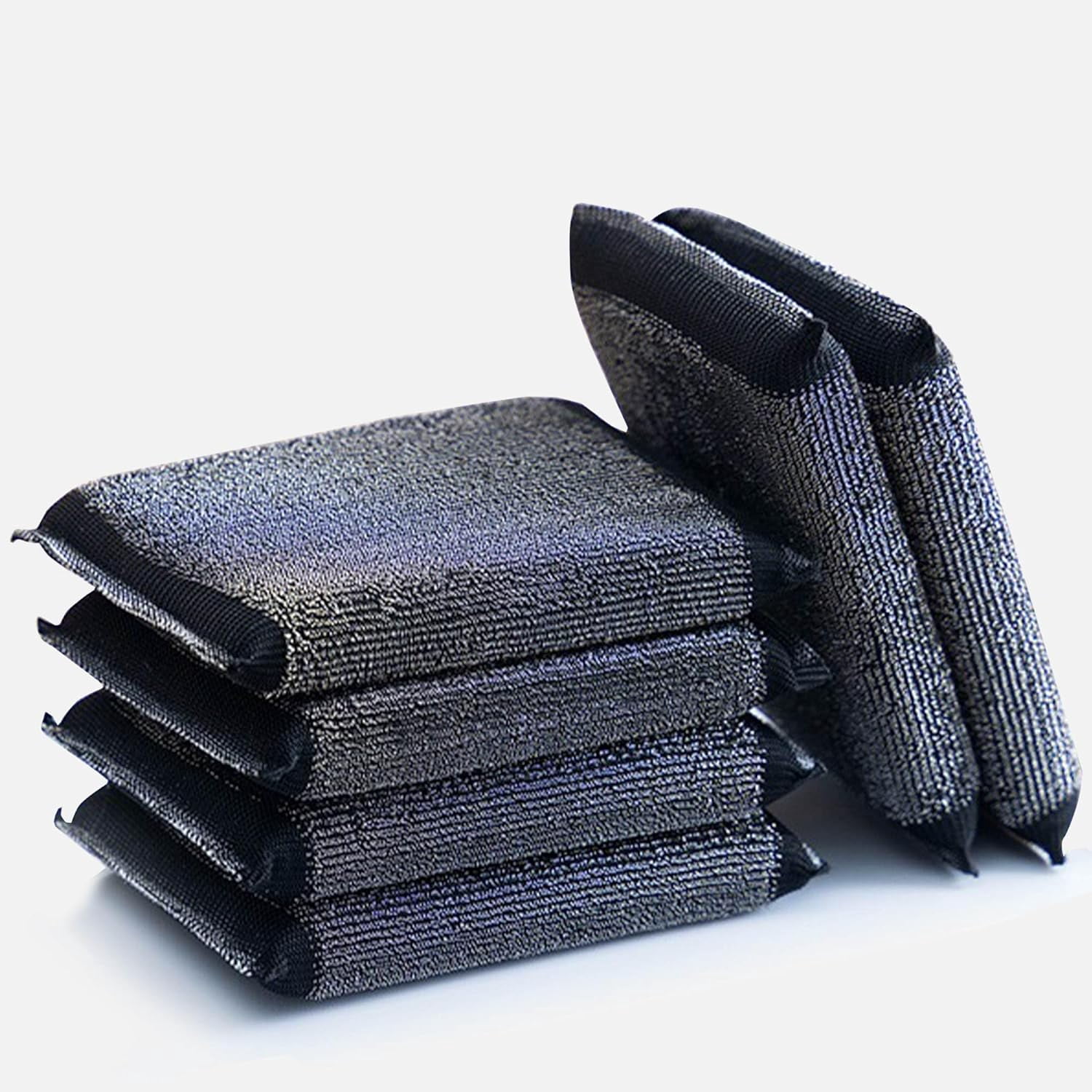 Steel Wool Scrubber Dish Sponges - Kitchen Scrubbing Pads Pot Scrubber ...