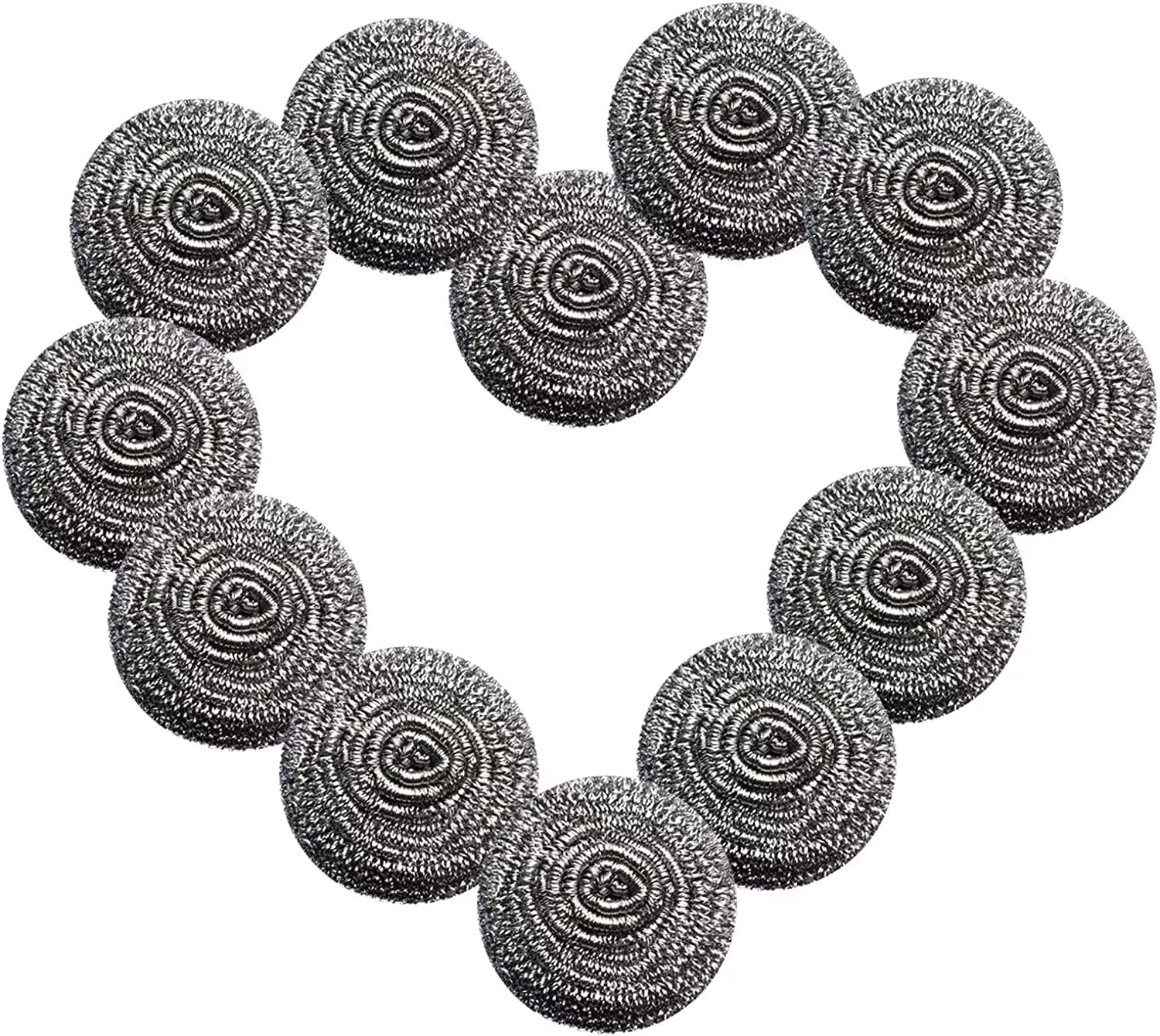 Steel Wool Scrubber - Steel Wool for Cleaning Dish Pots Pans Grills ...