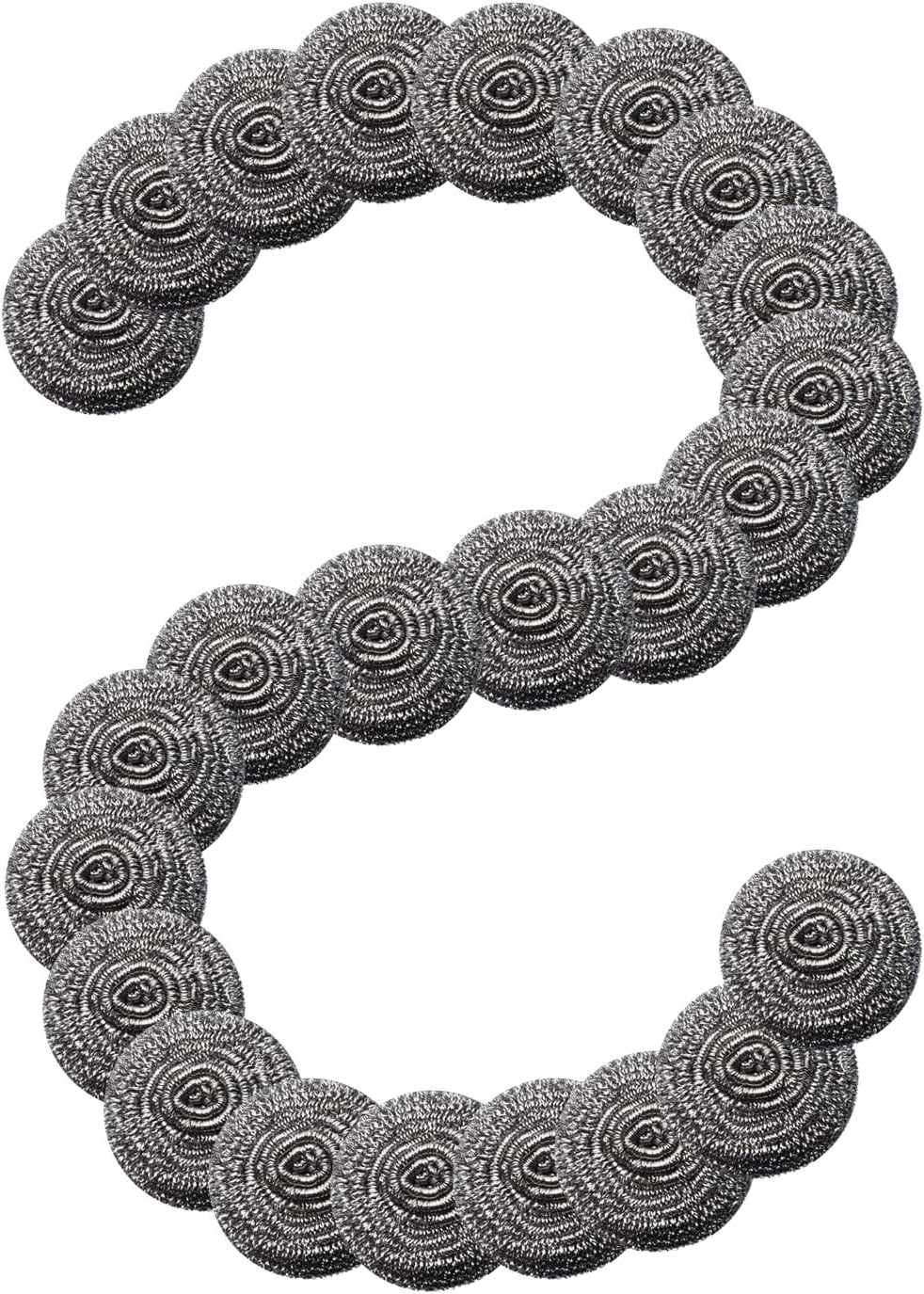 Steel Wool Scrubbers - Flexible Scrubber Pads for Cleaning Dishes, Pots ...