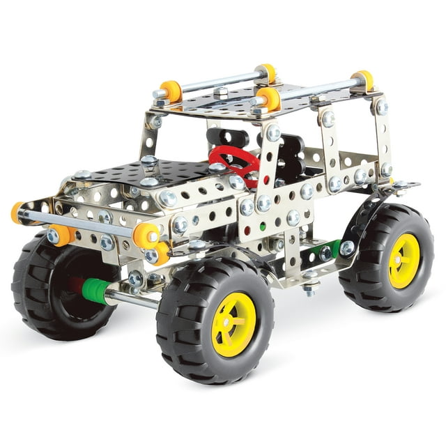 Steel Works Metal 4 x 4 Vehicle Construction Set - Walmart.com