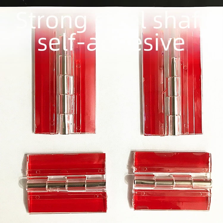 Steel shaft self-adhesive hinge strong adhesive self-adhesive hinge ...