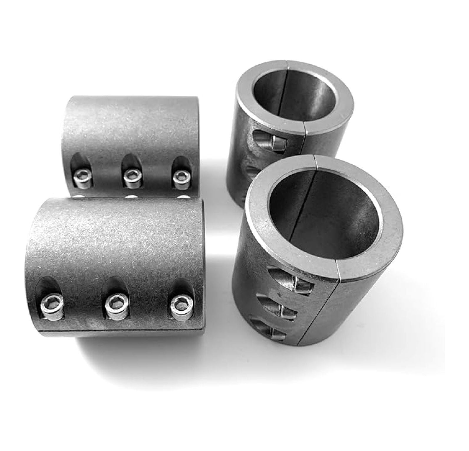 Steel tube clamp 2" weldable bolt on roll cage mounts 4 Complete clamps ...