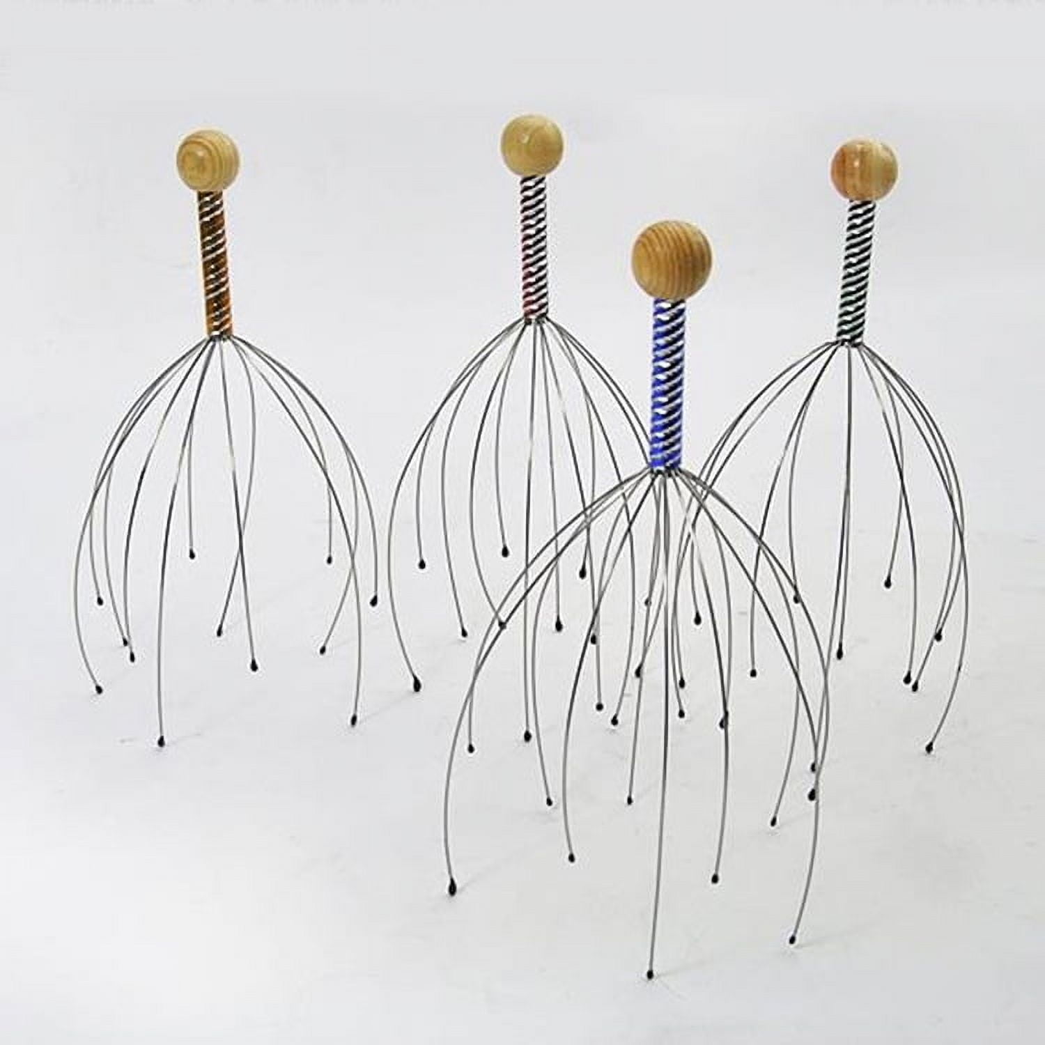 Steel wire head massager octopus massage claw scalp massager head ...