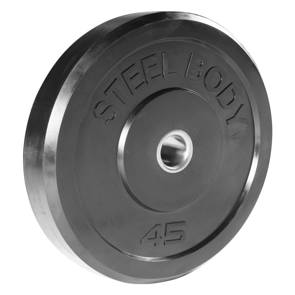 SteelBody by Marcy 45 Lb. Olympic Bumper Weight Plate STBR-0045 ...