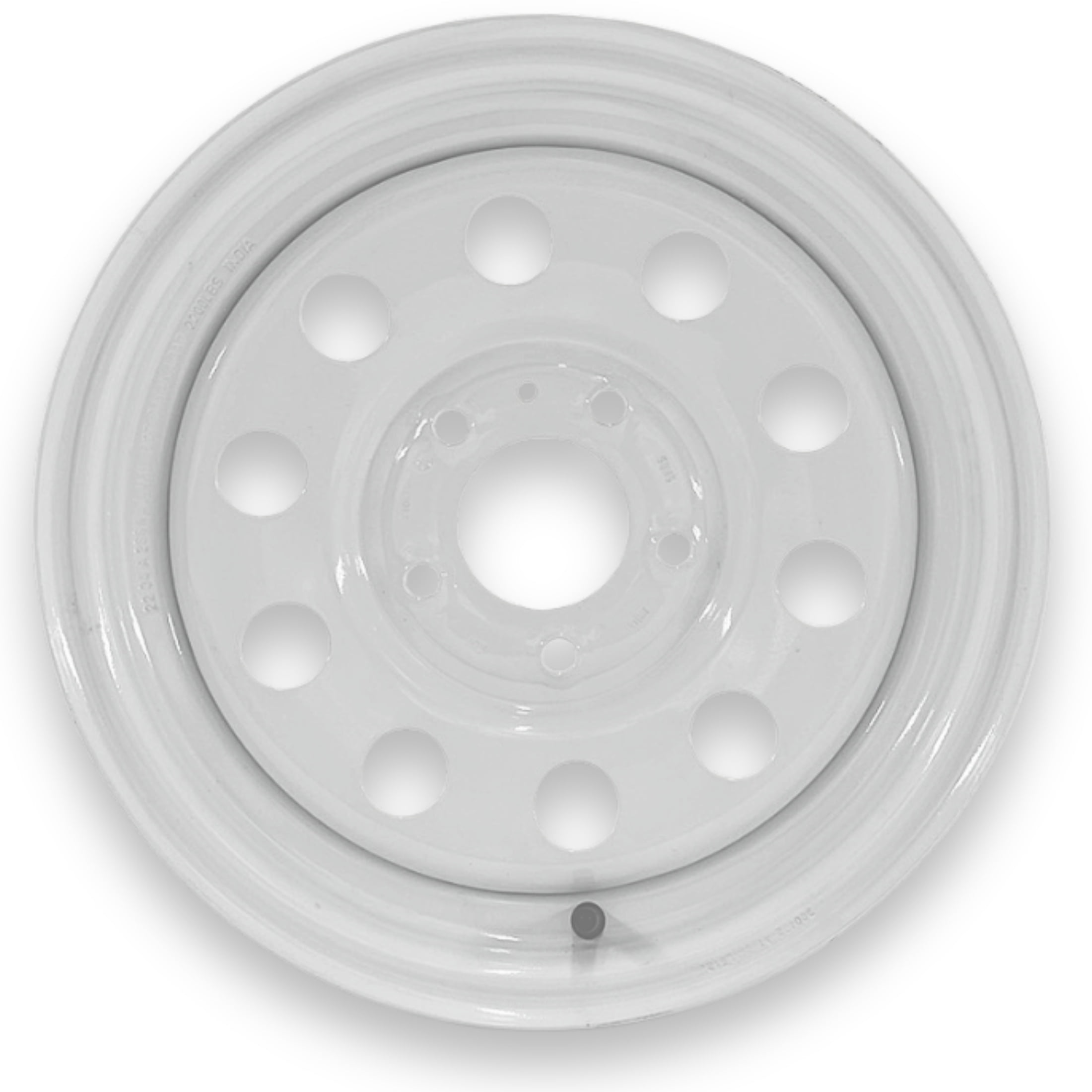 SteelMaster Steel Trailer Wheel 15x5 5 on 5 Bolt TR413 White Modular ...