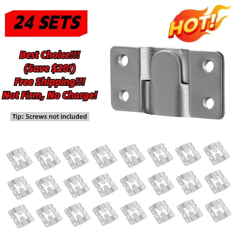 SteelMount Heavy-Duty Hanging System – No-Drill Flush Mount Hooks for ...